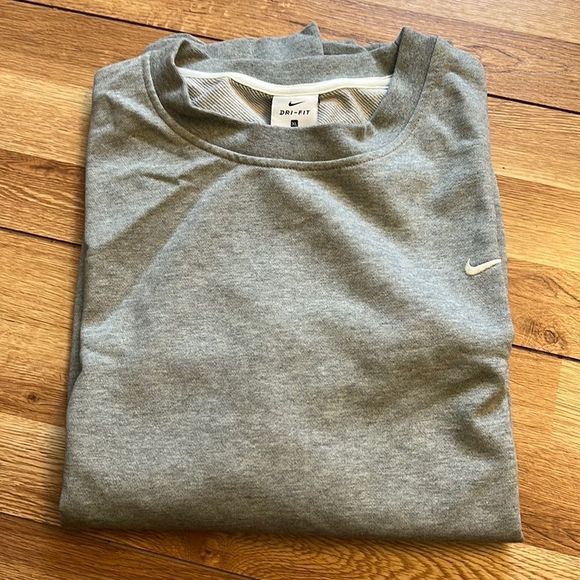 Nike | Shirts | Nike Mens Dry Fit Crewneck Grey Brand New | Poshmark